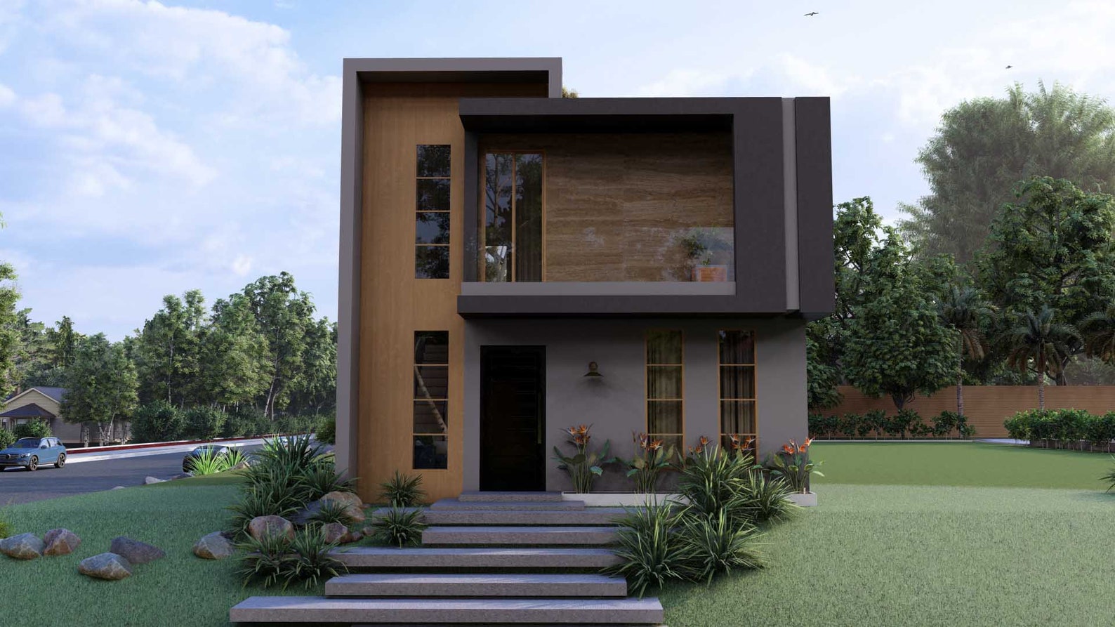 Tiny House Floorplan | 7x9 Meters House Plan | 4 Bedroom Small House ...