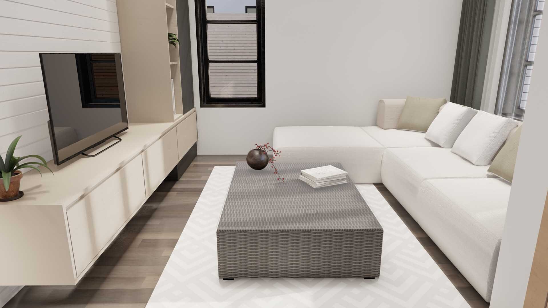 House Floorplan 8x9 Meters House Plan 2 Bedroom Small House Plan 1 ...