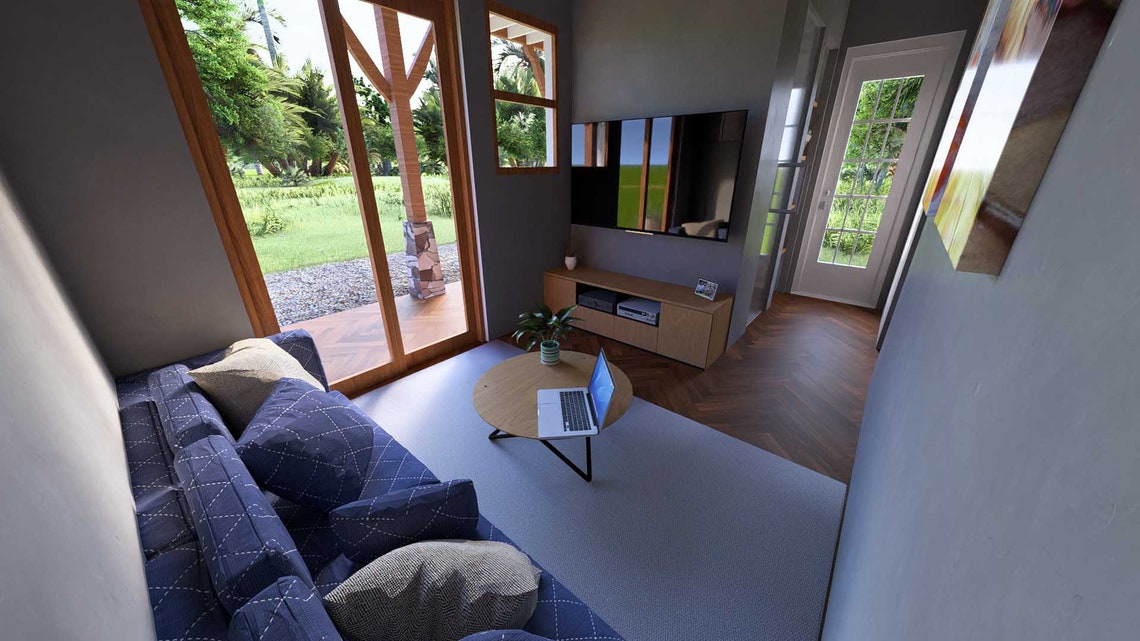 House Floorplan | 6x6 Meters House Plan | 3 Bedroom Small House Plan ...