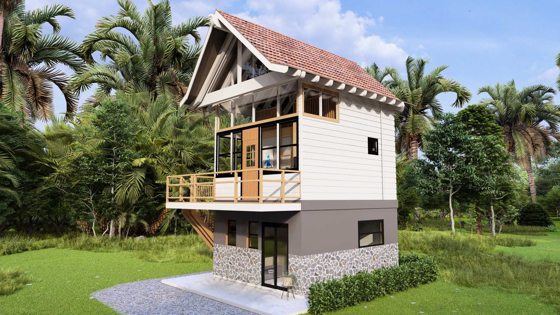 House Floorplan | 6x7 Meters House Plan | 3 Bedroom Small House Plan ...