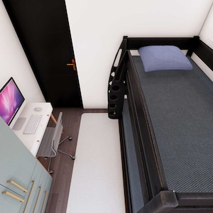 Tiny House Floorplan | 4x7 Meters House Plan | 2 Bedroom Small House ...