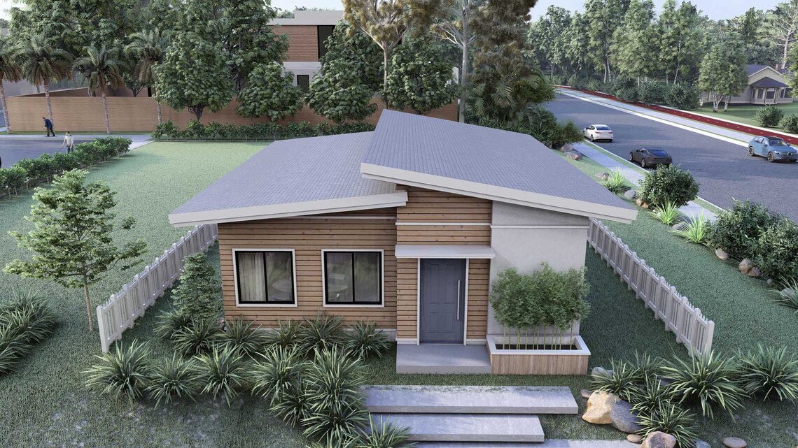 House Floorplan | 8x10 Meters House Plan | 2 Bedroom Small House Plan ...
