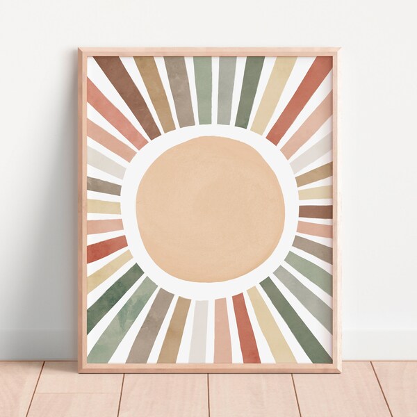 Sun Poster - Etsy