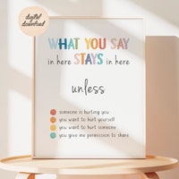 Therapist Office Decor Posters: Mental Health Art Print Bundle (digital ...