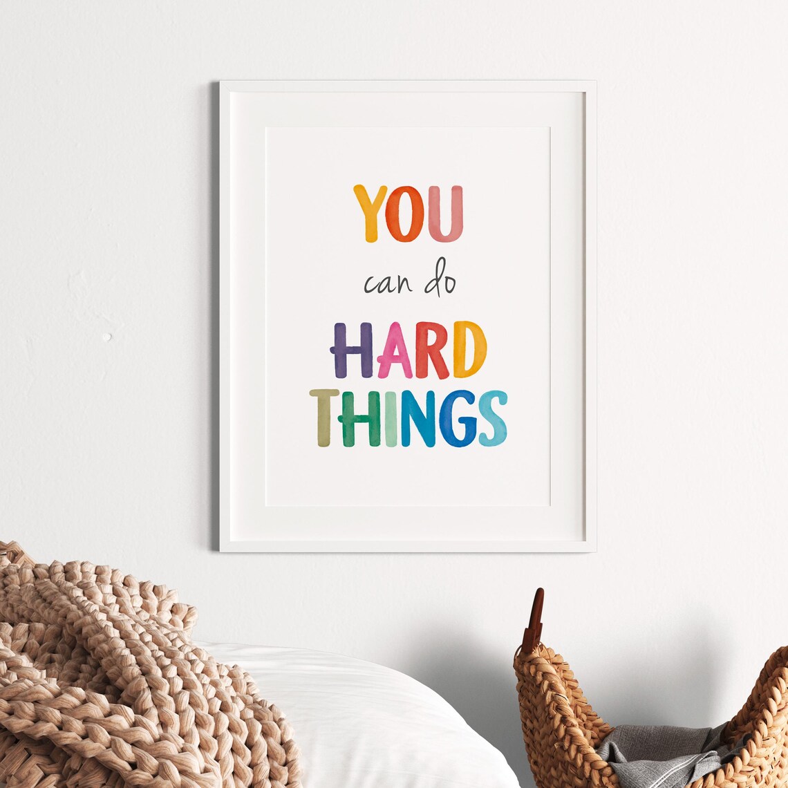 You Can Do Hard Things Poster: Playroom Decor (digital Download) - Etsy