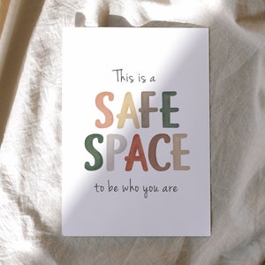 Calming Corner Safe Space Poster: Classroom Decor (digital Download) - Etsy