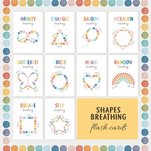 Breathing Cards, Calming Corner, Mental Health, Grounding Technique ...