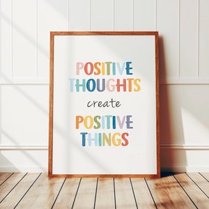 Mental Health Poster, Therapy Office Decor, Daily Affirmation, Growth ...