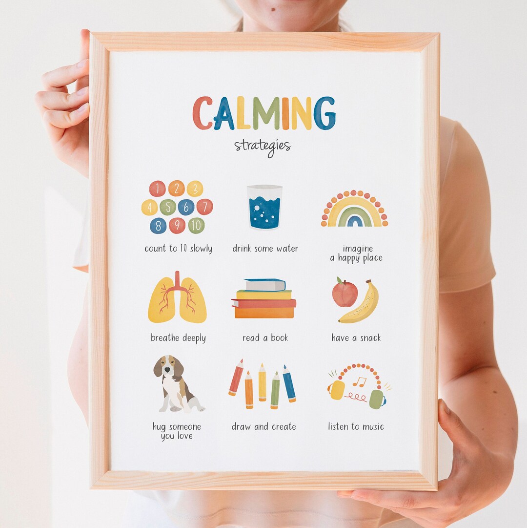 Calming Strategies, Therapy Office Decor, Calming Techniques, Mental ...