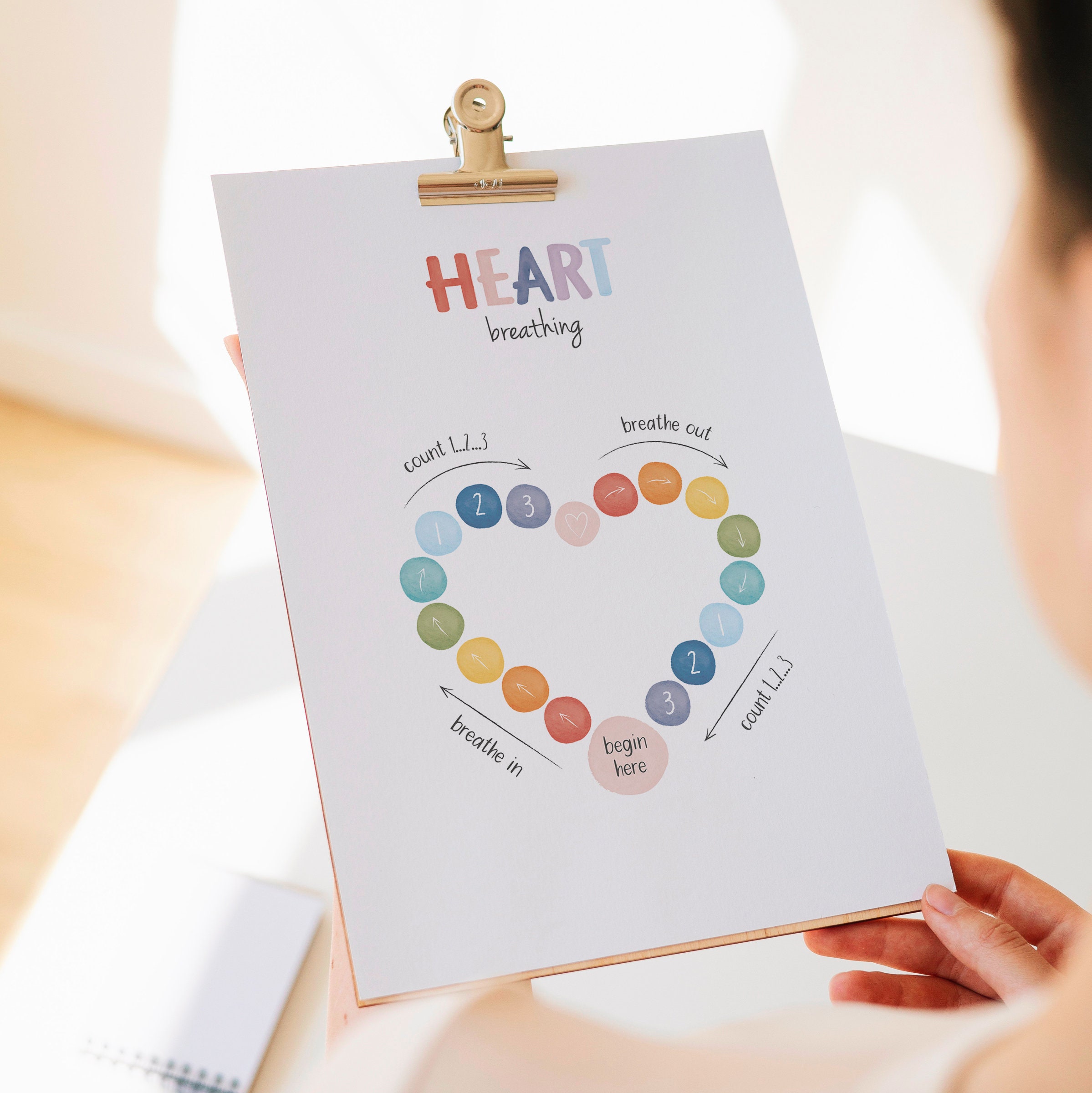 Mindful Breathing Posters for Kids, Classroom Posters, Box Breathing ...