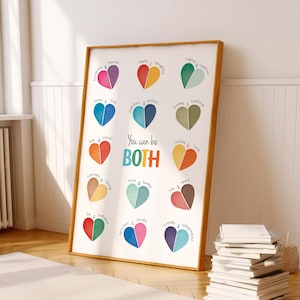 Duality Poster: You Can Be Both, Therapy Office Decor (digital Download ...