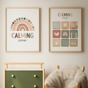 Neutral Therapy Office Wall Decor, Calming Strategies, Neutral Calming ...