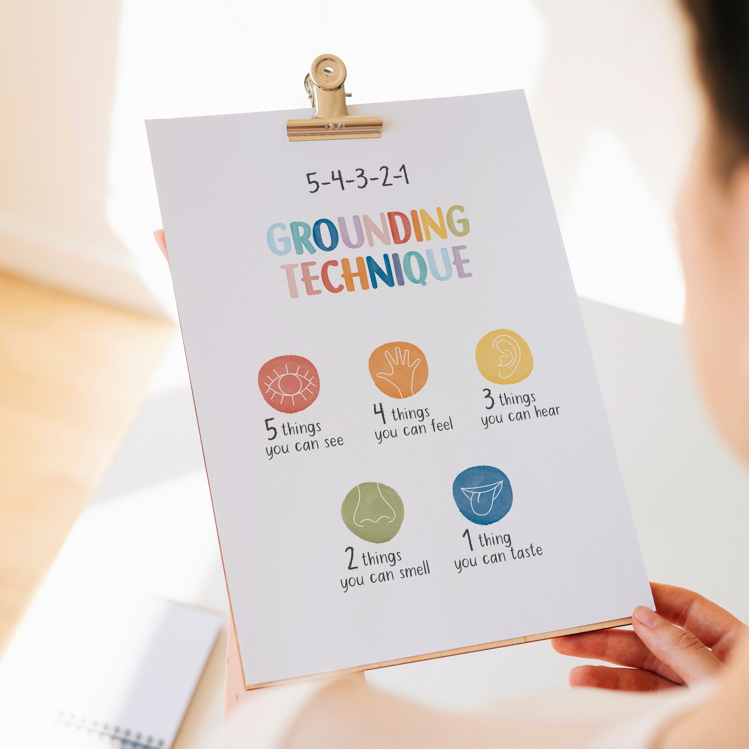 Grounding Technique Poster Coping Skills Poster Social - Etsy Australia