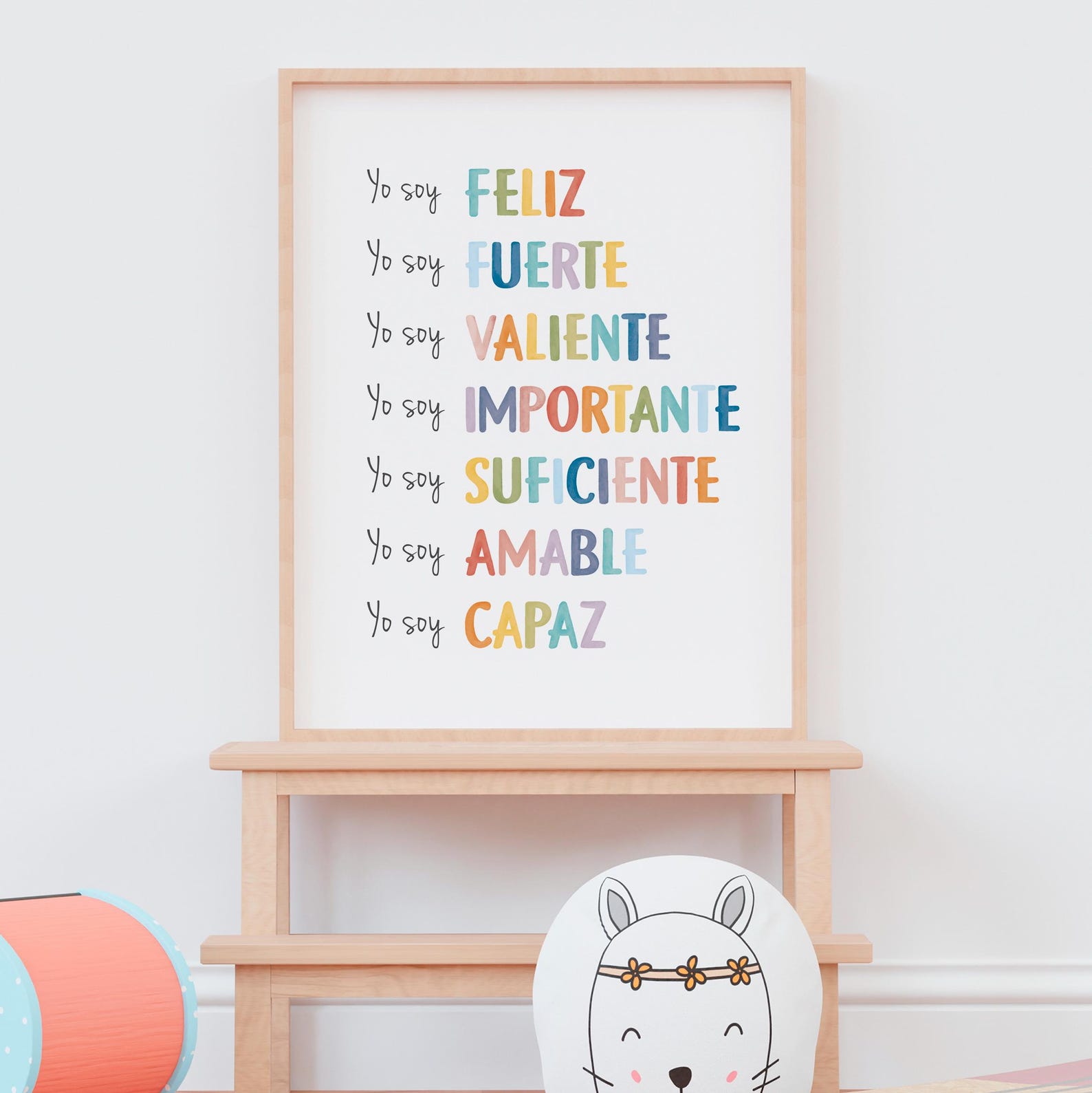Spanish Affirmations Poster: Therapy Office Decor, School Counselor ...