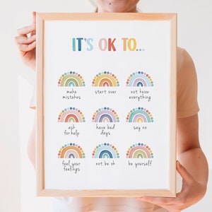 12 Calming Corner Posters, School Counseling, Counselor Office Decor ...