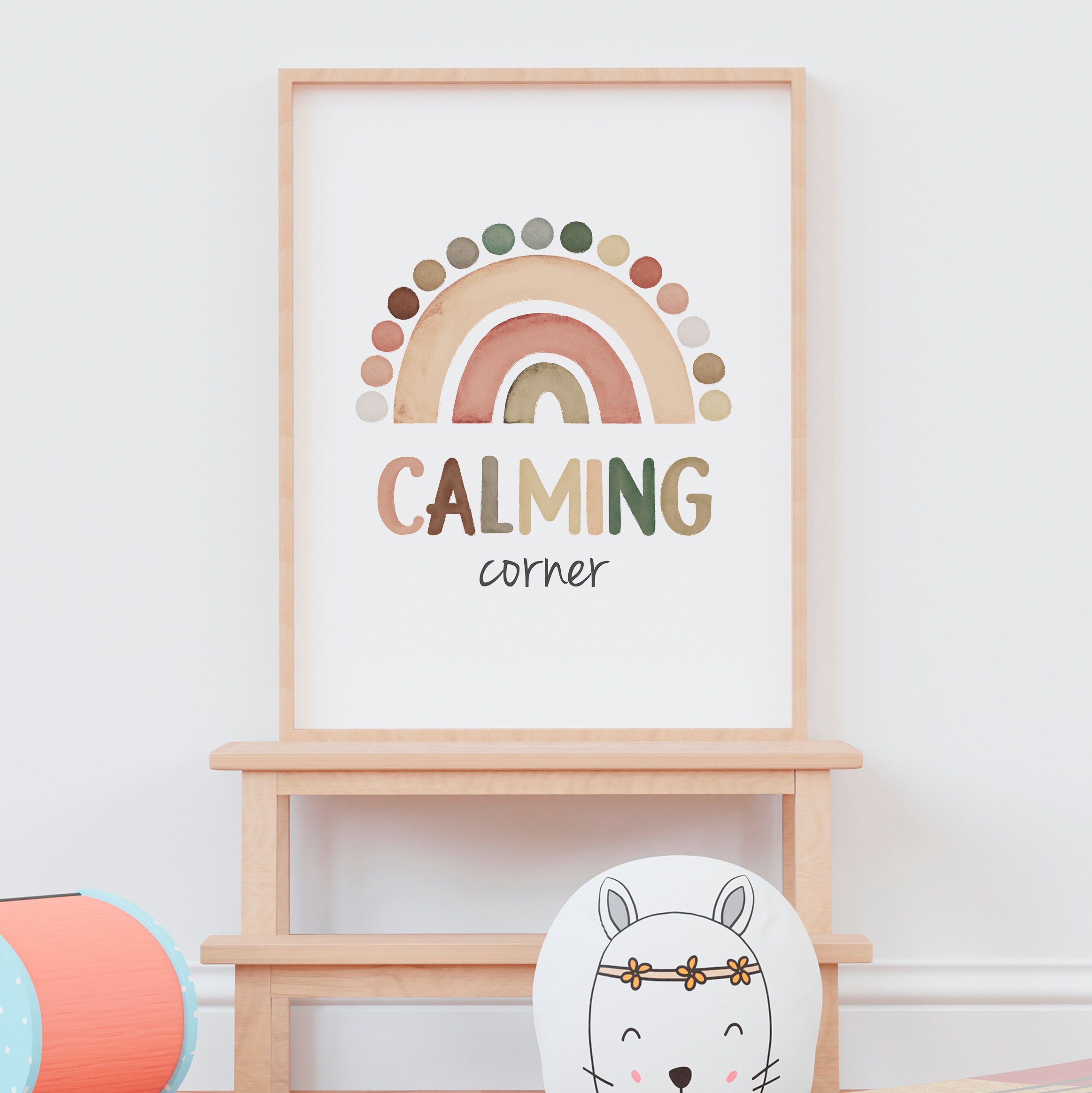 Calming Corner Poster Classroom Decor Printable Mental - Etsy
