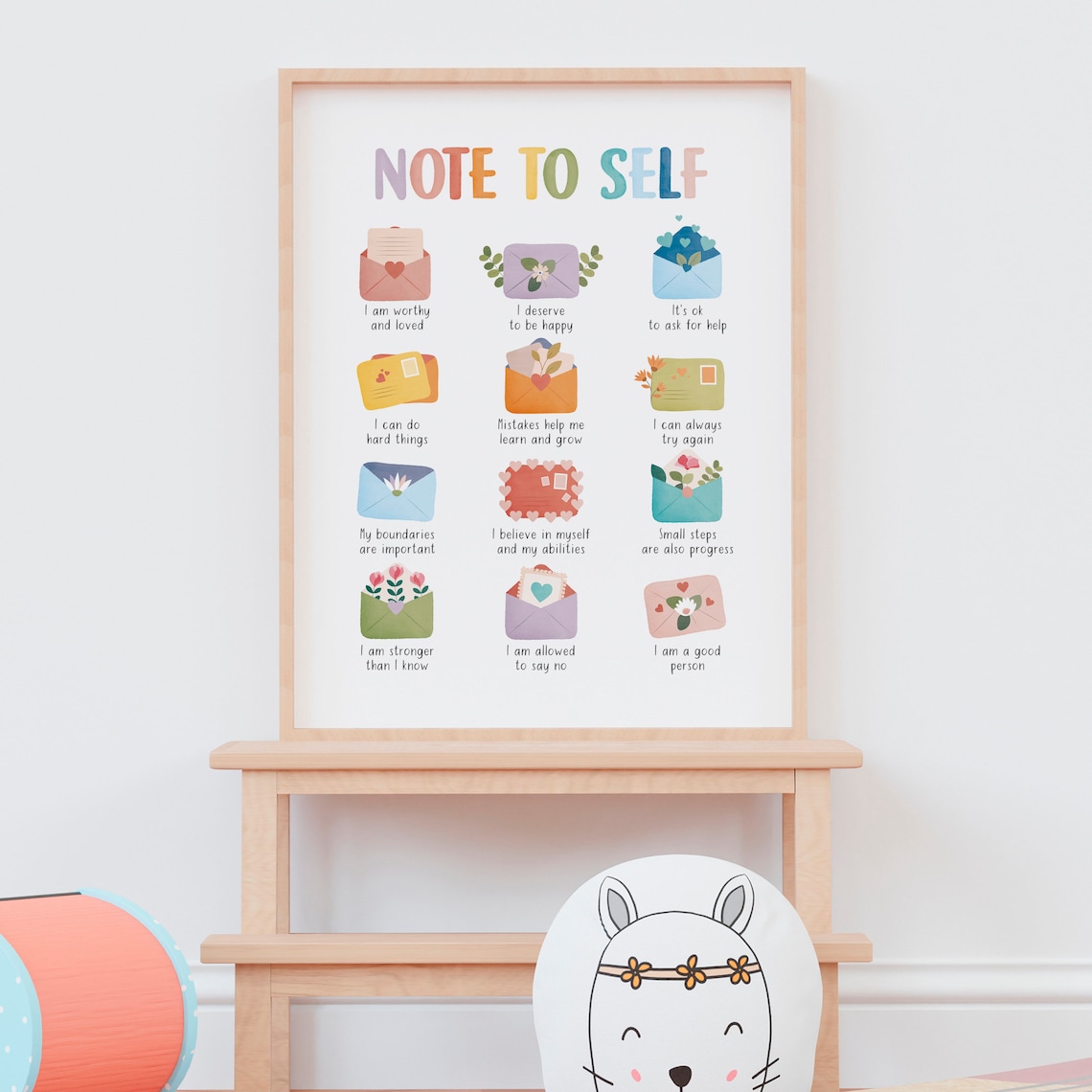Therapy Office Decor Note to Self Poster School Counselor - Etsy Australia