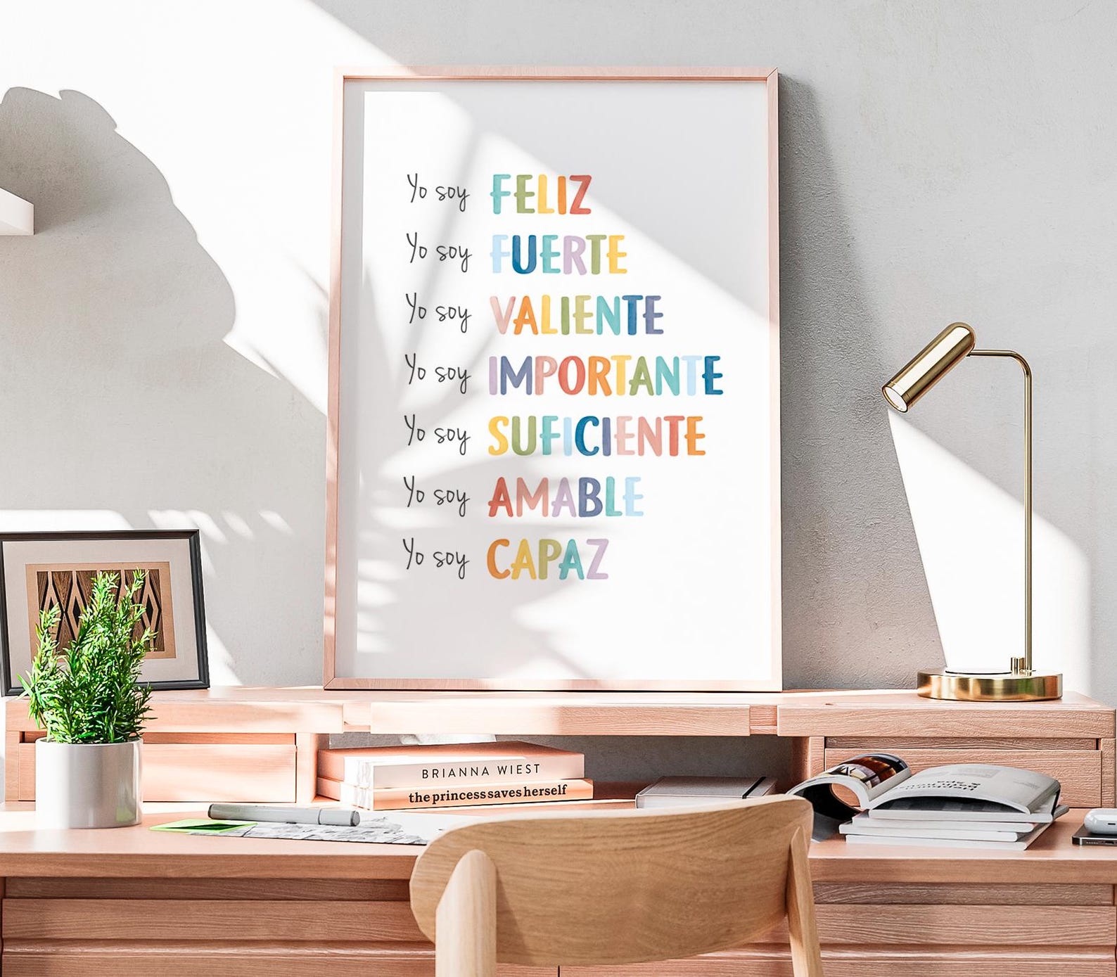 Spanish Affirmations Poster: Therapy Office Decor, School Counselor ...