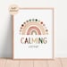 Calming Corner Poster Classroom Decor Printable Mental - Etsy