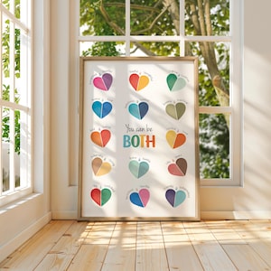Duality Poster: You Can Be Both, Therapy Office Decor (digital Download ...