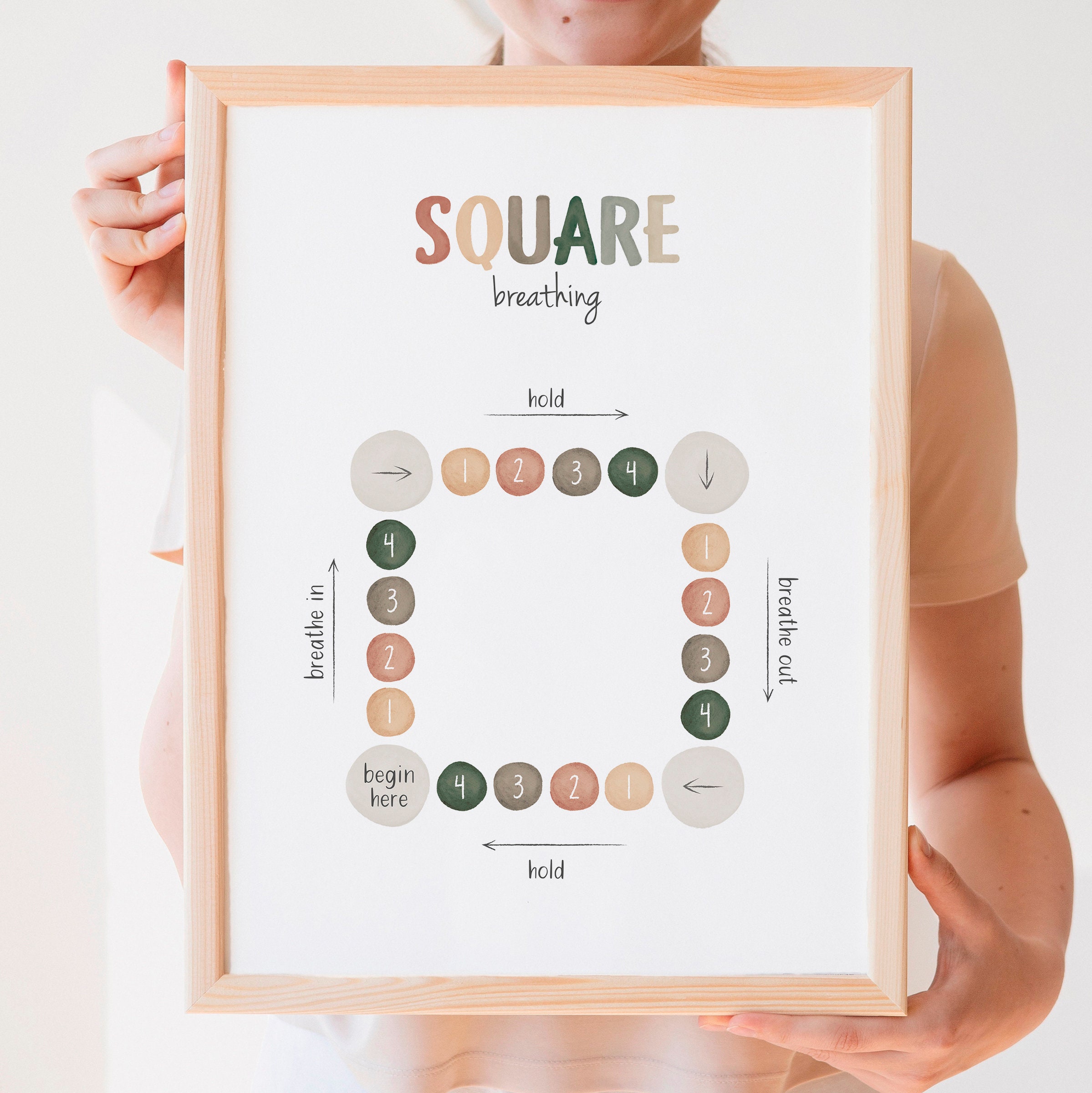 Calming Corner Poster Box Breathing Poster Counseling Office - Etsy