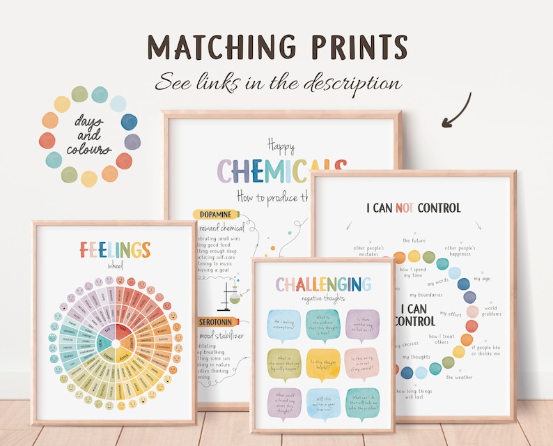 Calming Corner Poster, Counseling Office Decor, Classroom Poster ...