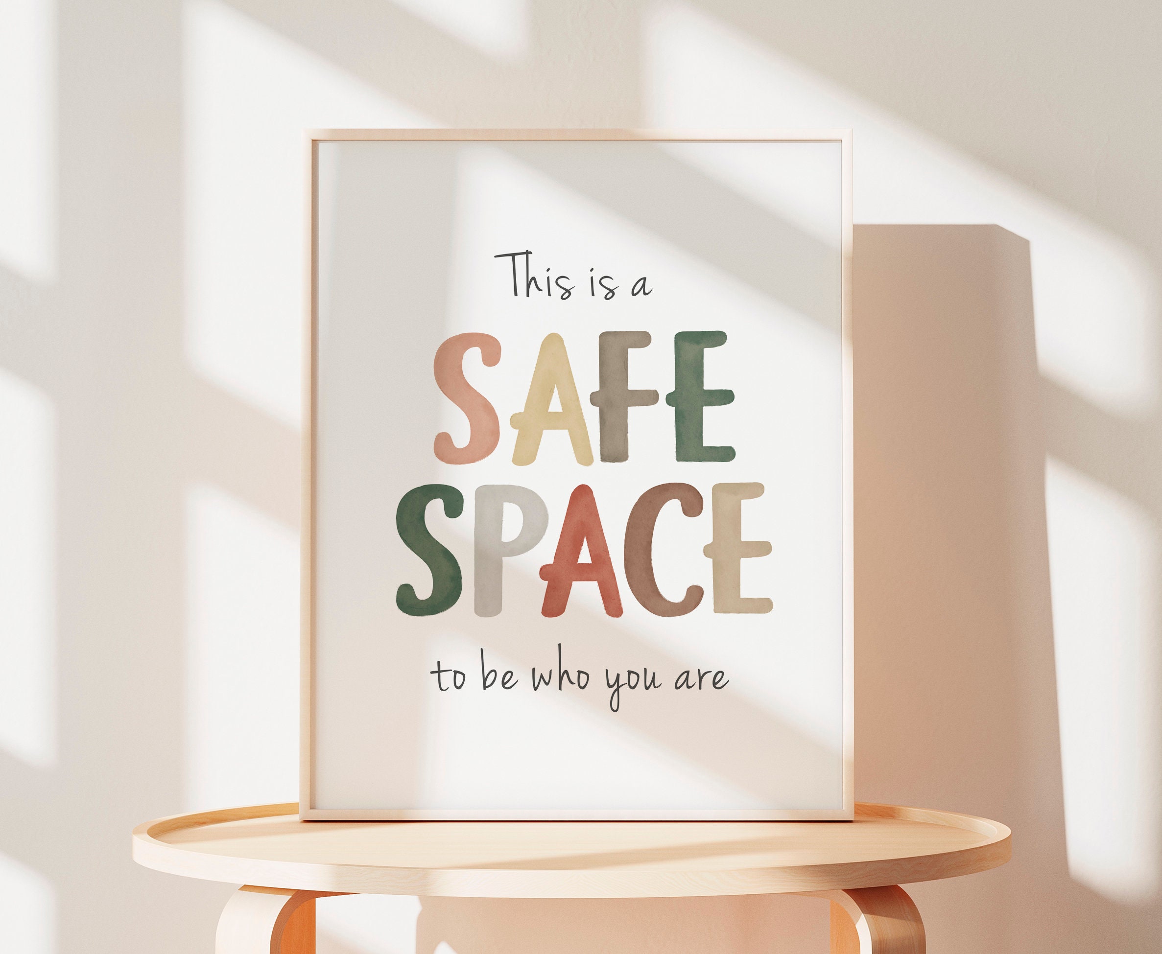 Calming Corner Safe Space Poster: Classroom Decor (digital Download) - Etsy