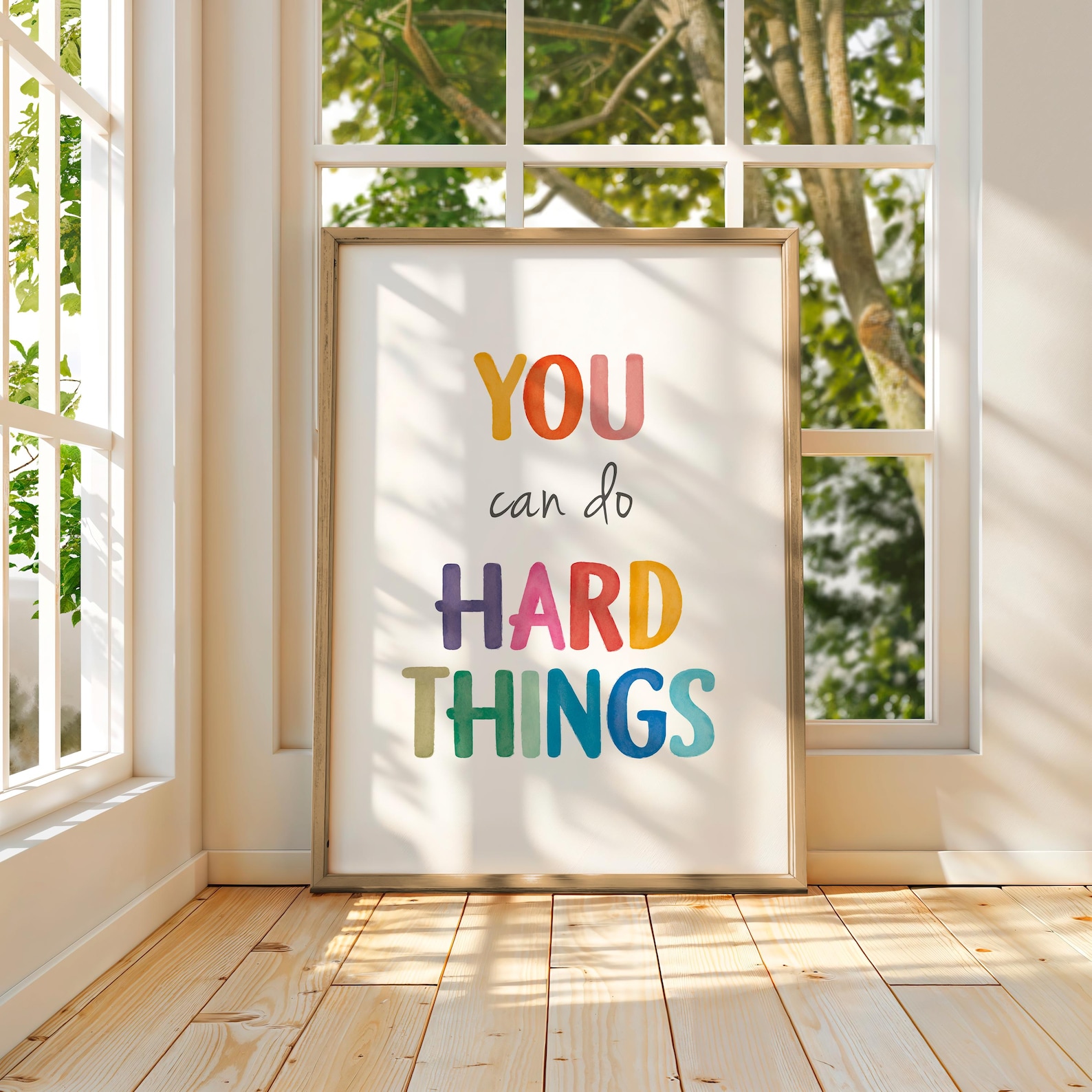 You Can Do Hard Things Poster: Playroom Decor (digital Download) - Etsy