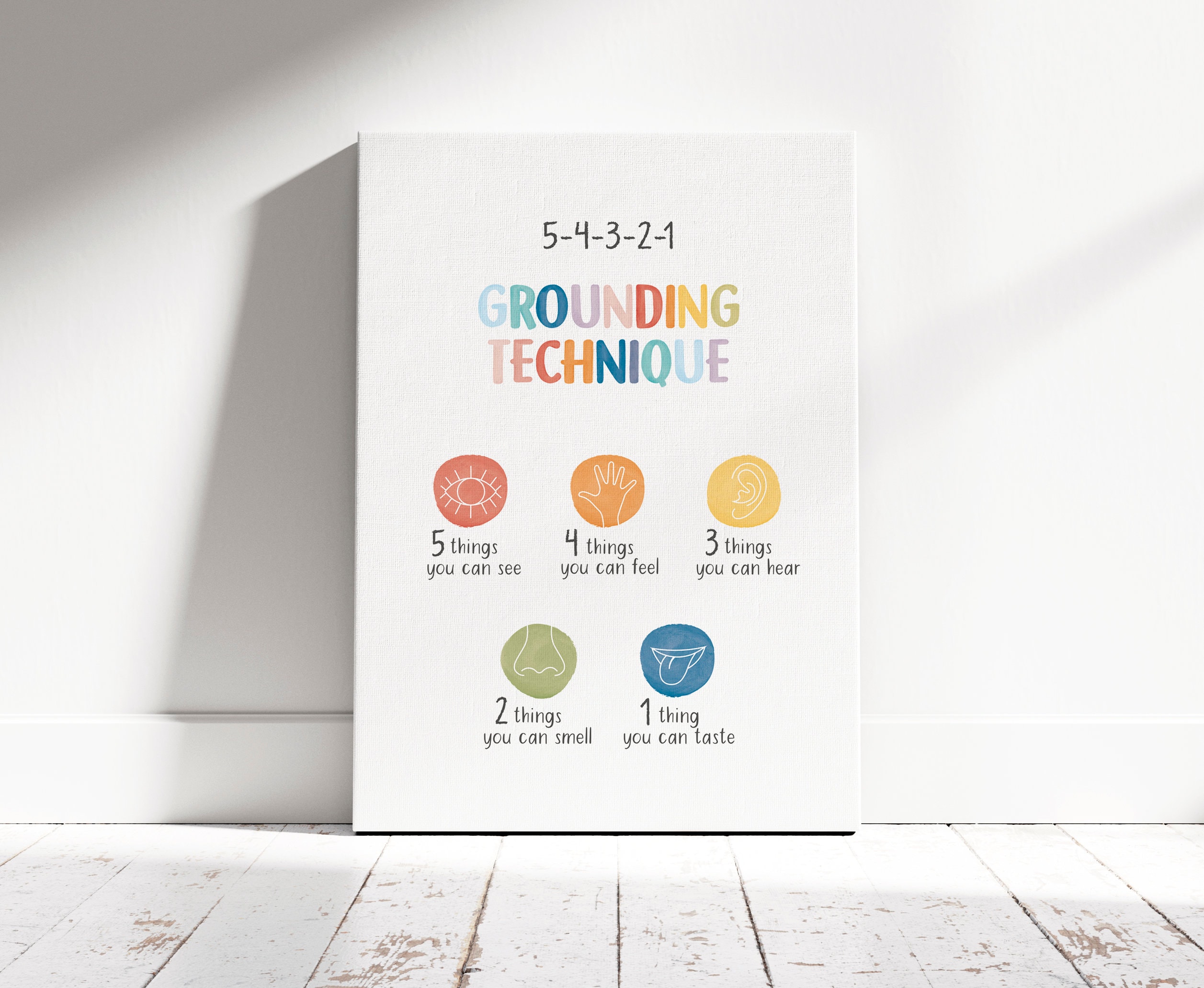 Grounding Technique Poster Coping Skills Poster Social - Etsy Australia