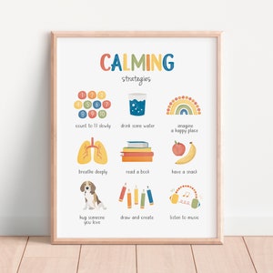 Mental Health Bundle, 6 Therapy Office Decor Posters, School ...