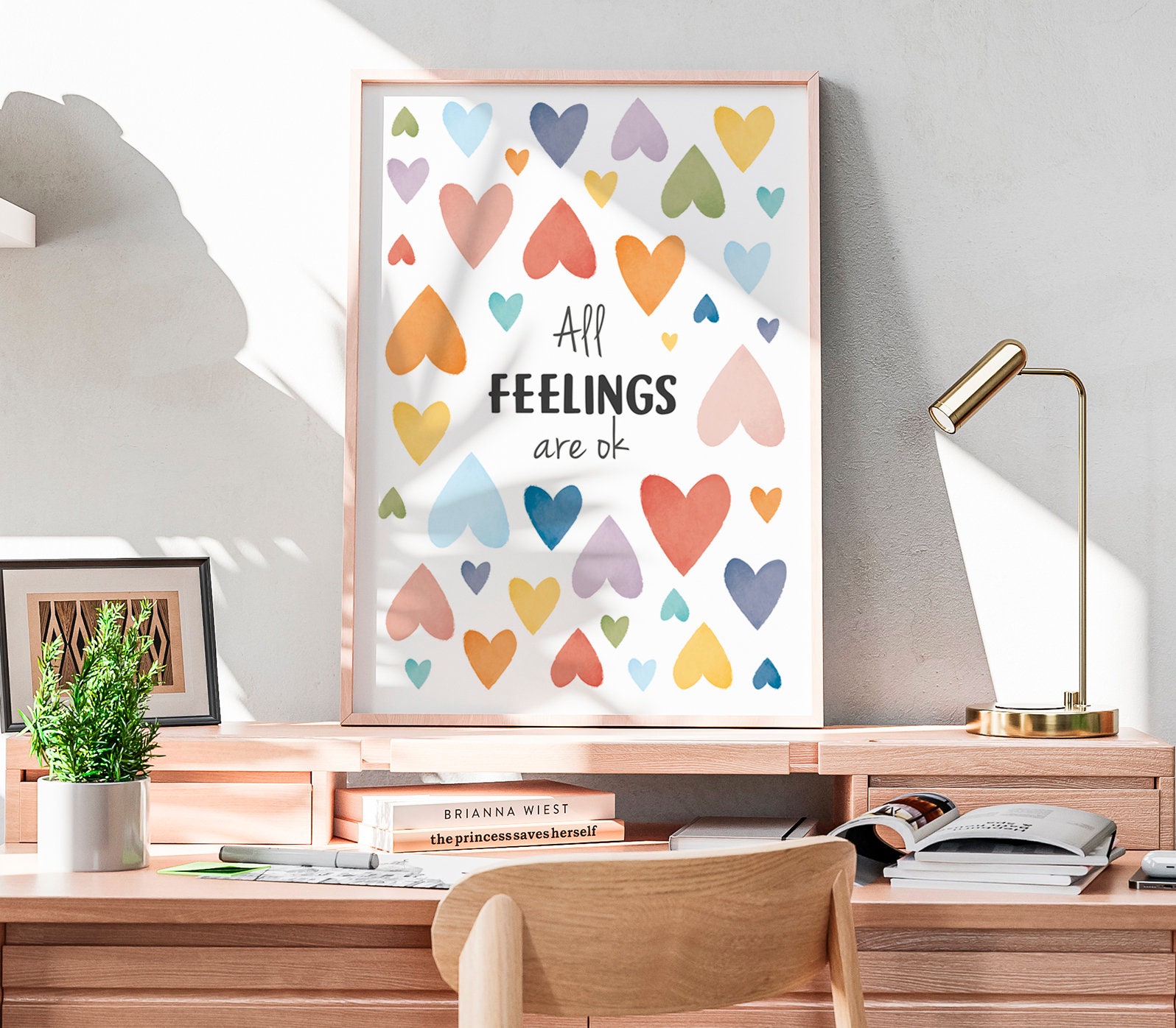 All Feelings Are Ok Poster, Feelings Chart, Mental Health, School ...