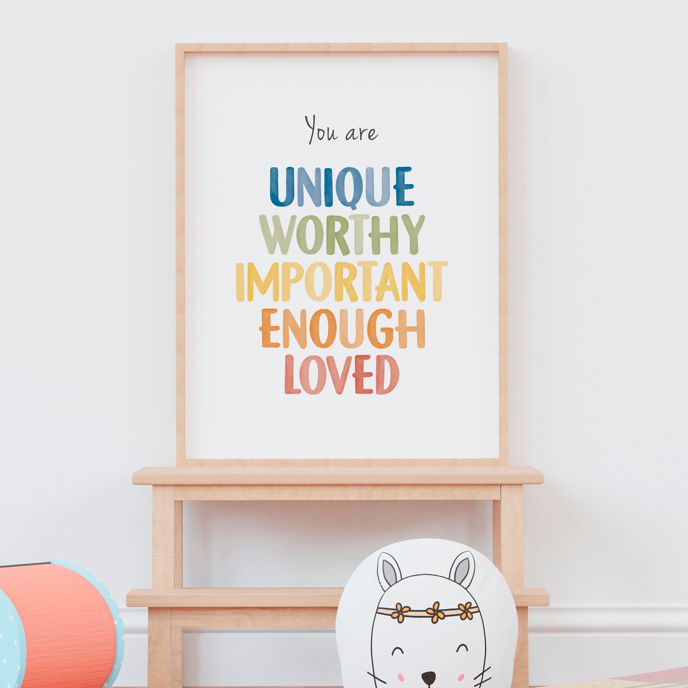 Affirmation Poster Self Respect Self Esteem Classroom - Etsy