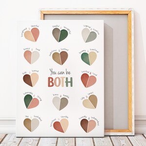 You Can Be Both, Therapy Office Decor, School Counselor, Social Worker ...