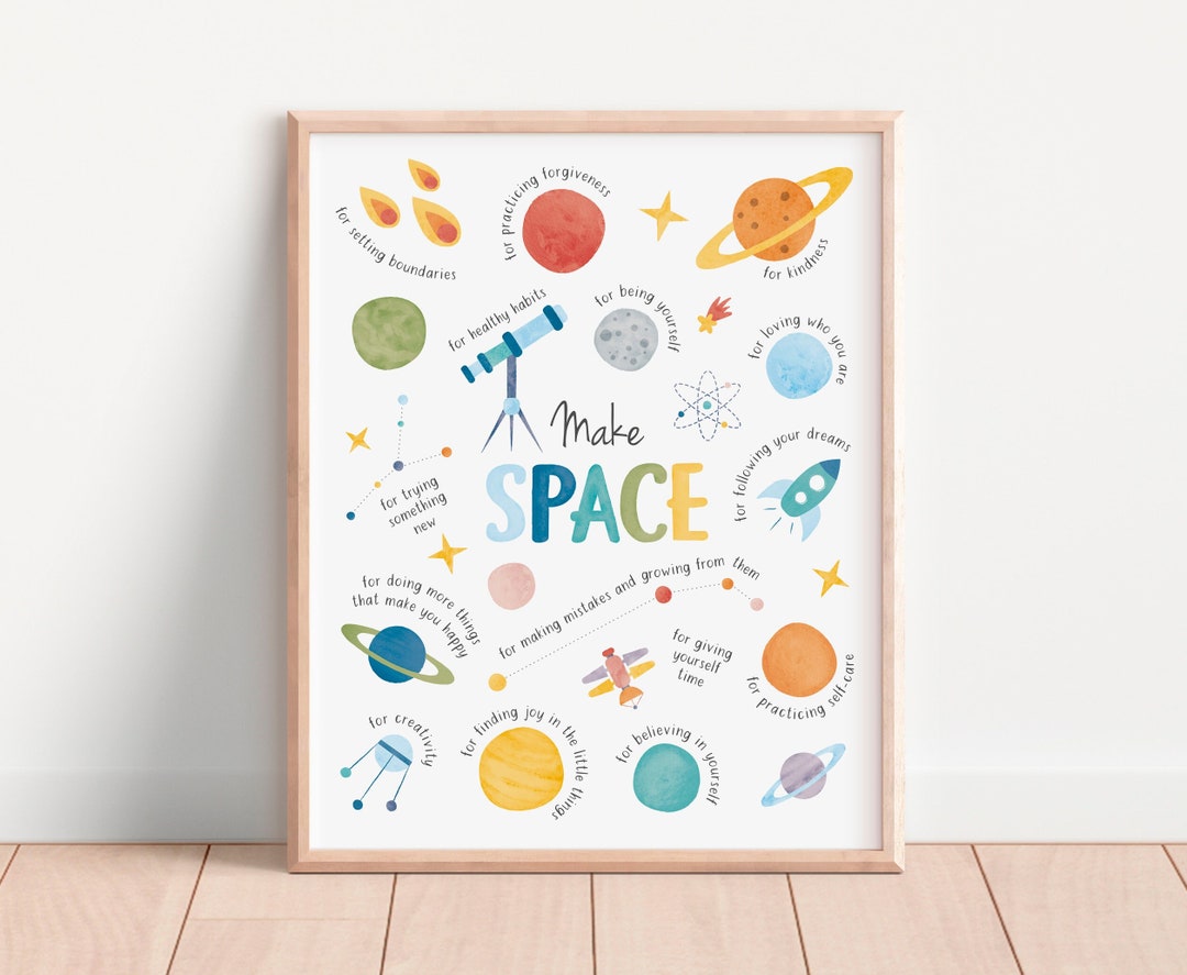 Make Space, Therapy Office Decor, School Counselor, Positive ...