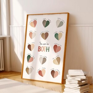You Can Be Both, Therapy Office Decor, School Counselor, Social Worker ...