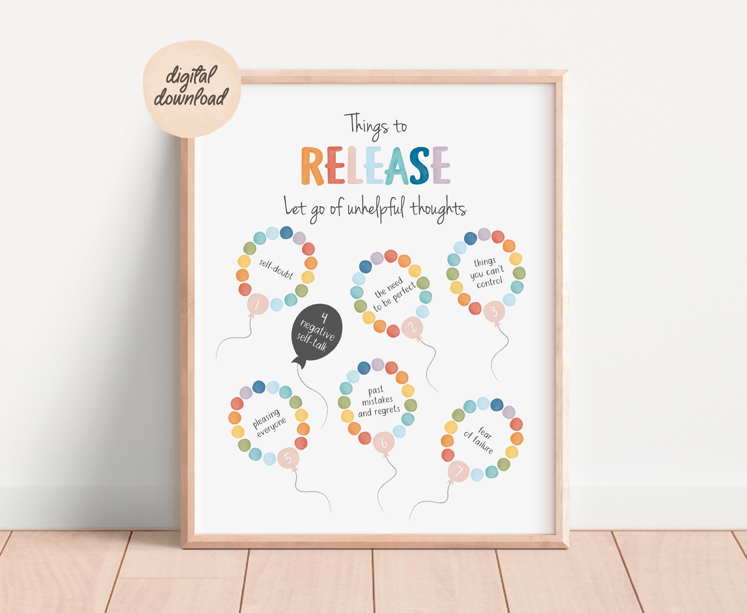15 Calming Corner Posters, School Counseling, Therapy Office Decor ...