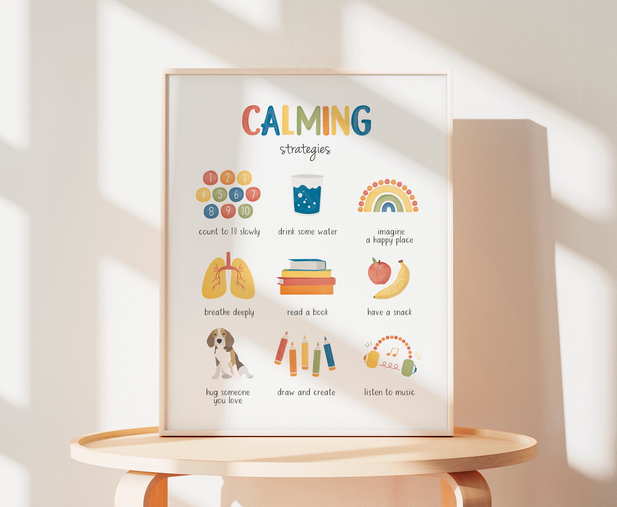 Calming Strategies, Therapy Office Decor, Calming Techniques, Mental ...
