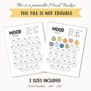 Feelings Chart Mood Tracker: School Counselor Worksheet (digital ...