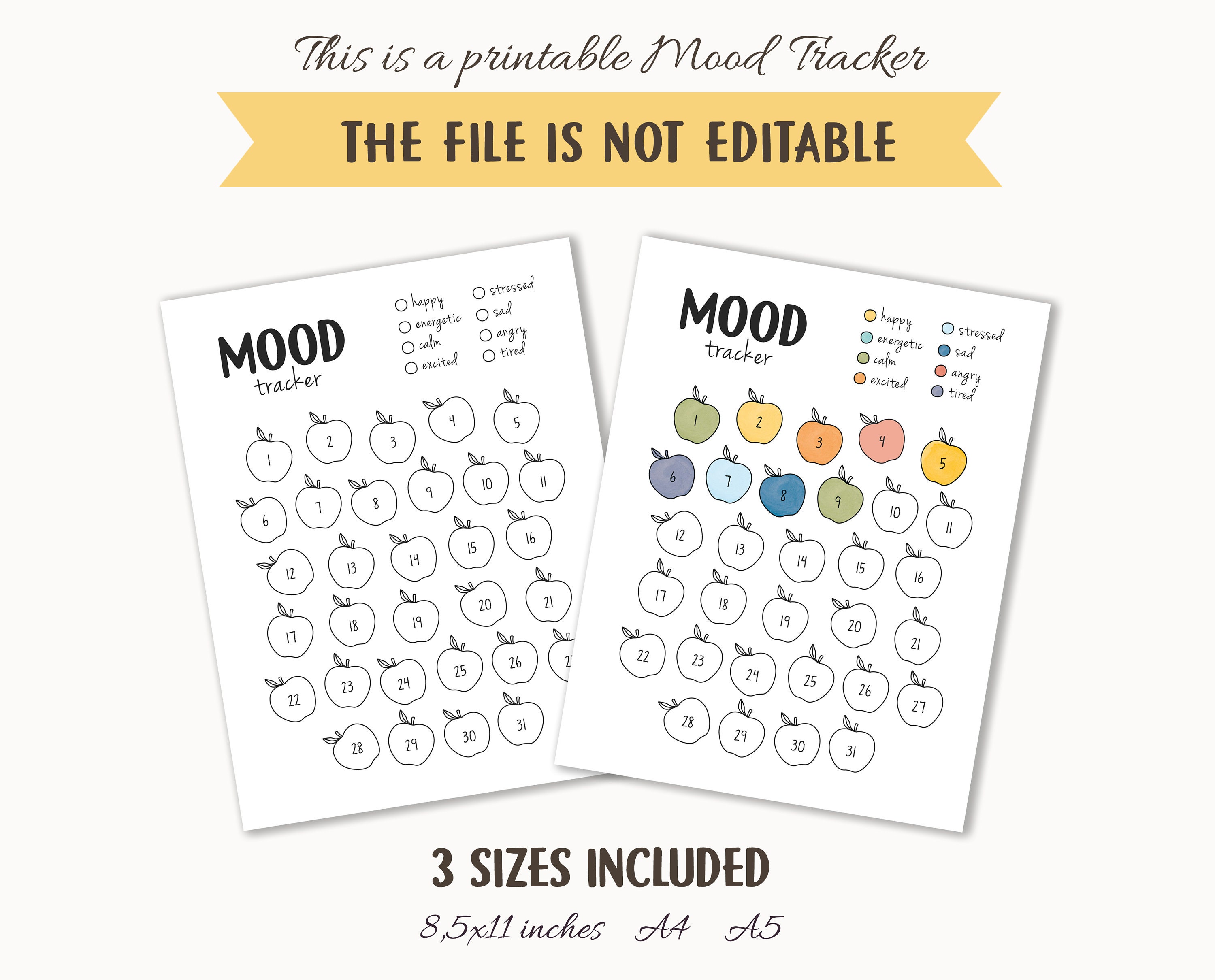 Feelings Chart Mood Tracker: School Counselor Worksheet (digital ...
