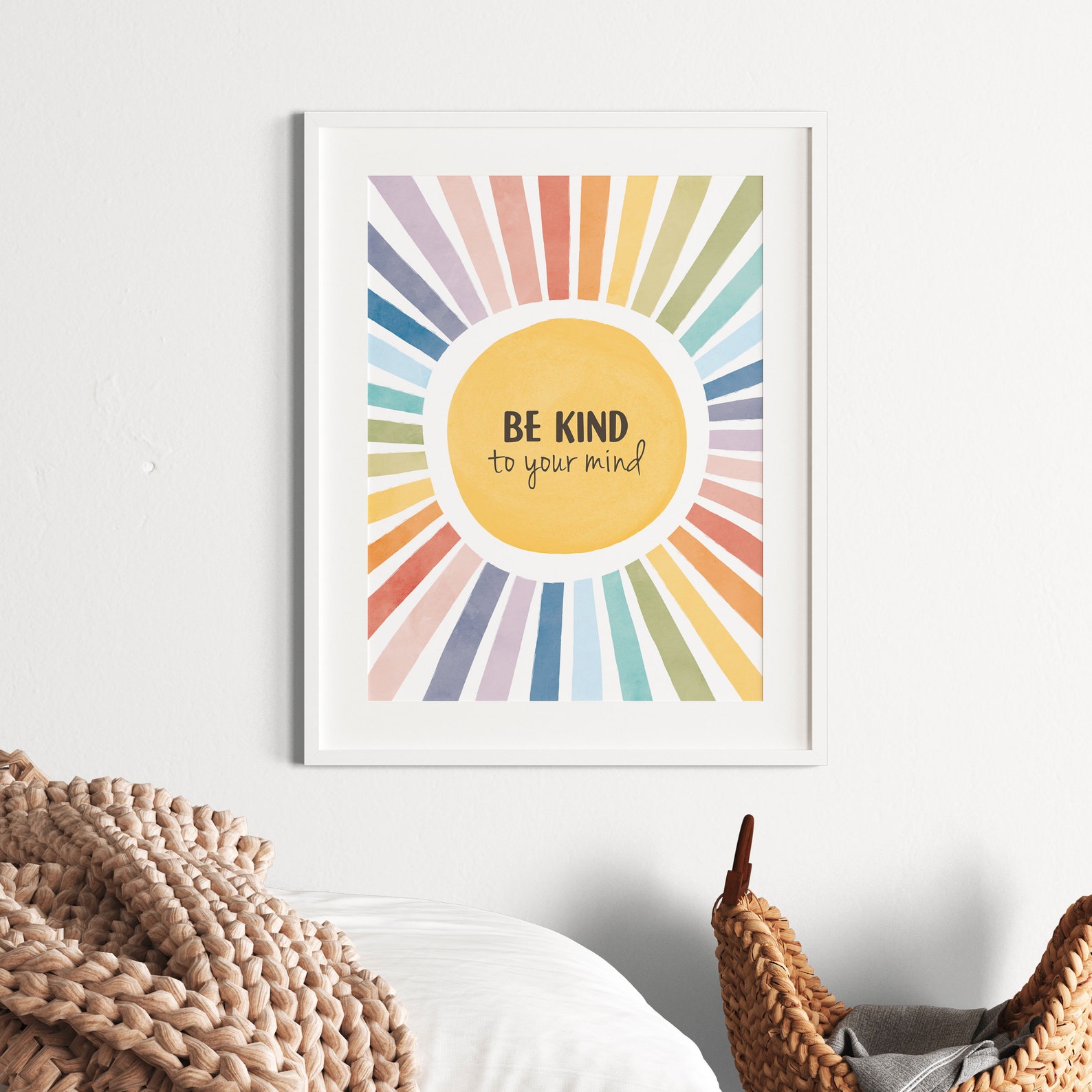 Mental Health Poster, Therapy Office Decor, Calming Corner, School ...