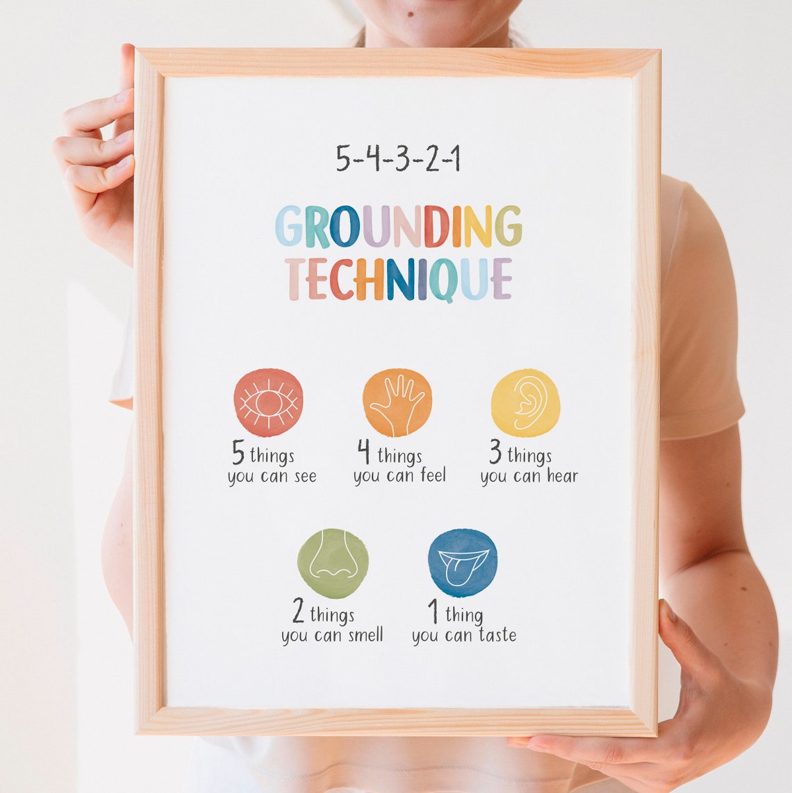 Grounding Technique Poster Coping Skills Poster Social - Etsy Canada