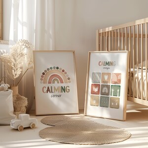 Neutral Therapy Office Wall Decor, Calming Strategies, Neutral Calming ...