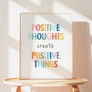 Mental Health Poster, Therapy Office Decor, Daily Affirmation, Growth ...