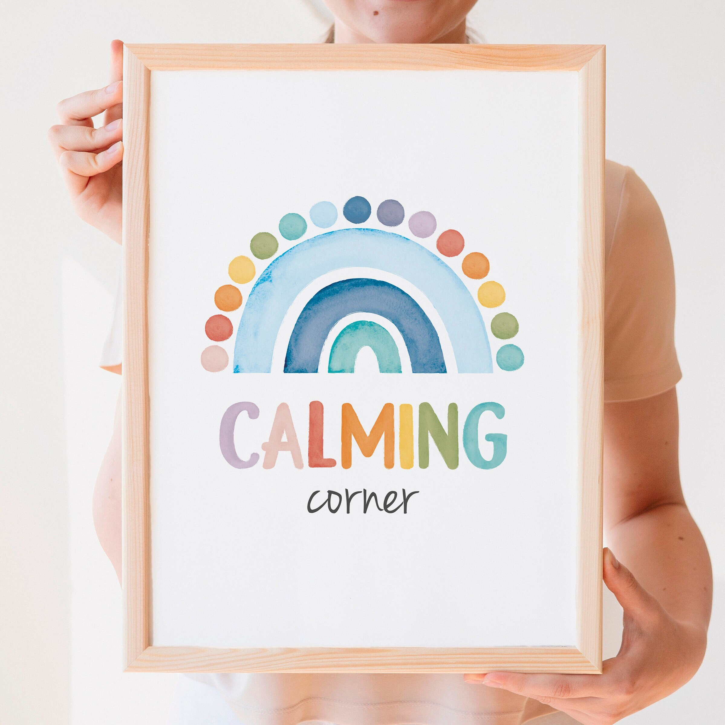 Calming Corner Poster, Counseling Office Decor, Classroom Poster ...