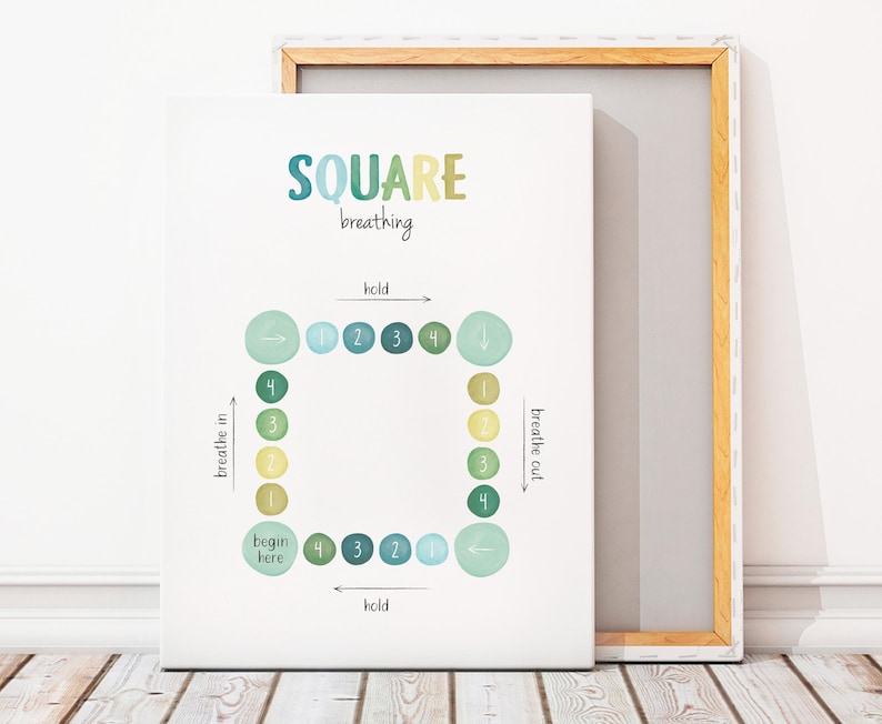 Green Therapy Office Decor Bundle, Feelings Wheel, Growth Mindset ...