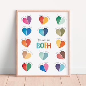 Duality Poster: You Can Be Both, Therapy Office Decor (digital Download ...