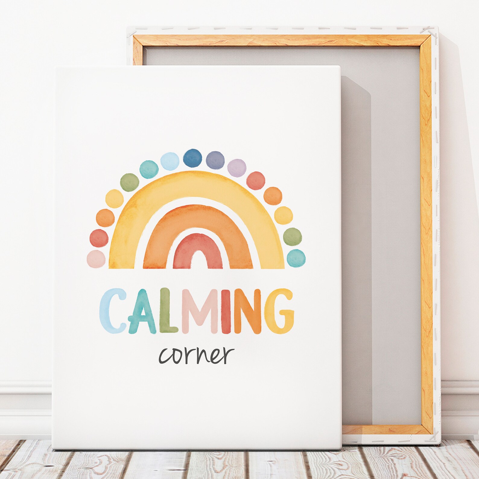 Calming Corner Rainbow Poster: Classroom Decor (digital Download) - Etsy