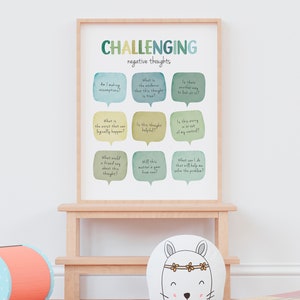 20 Calming Corner Posters, Therapy Office Decor, Positive Affirmations ...