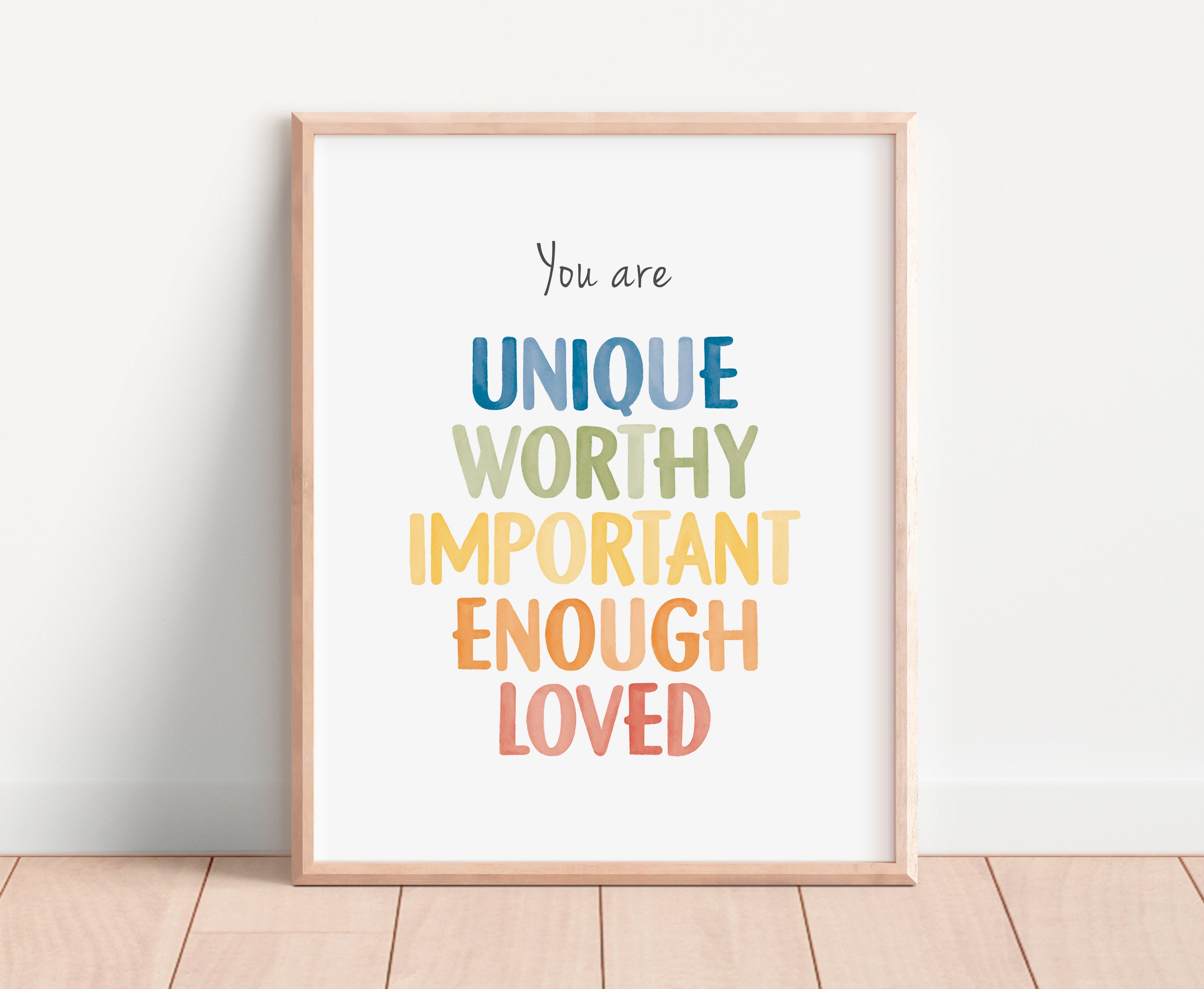 Affirmation Poster Self Respect Self Esteem Classroom - Etsy