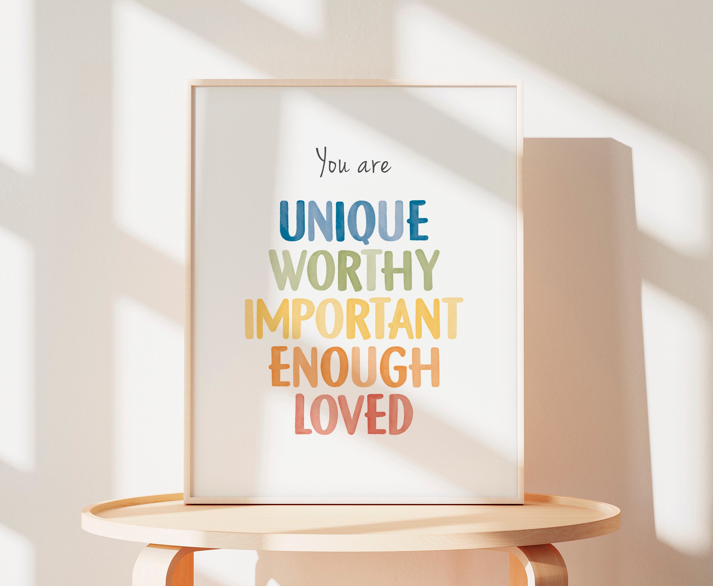 Affirmation Poster Self Respect Self Esteem Classroom - Etsy